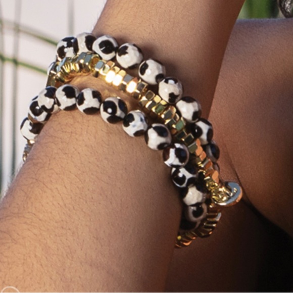 Park Lane | Jewelry | Nwt Geniun Agate Stone Safari Bracelet Double ...